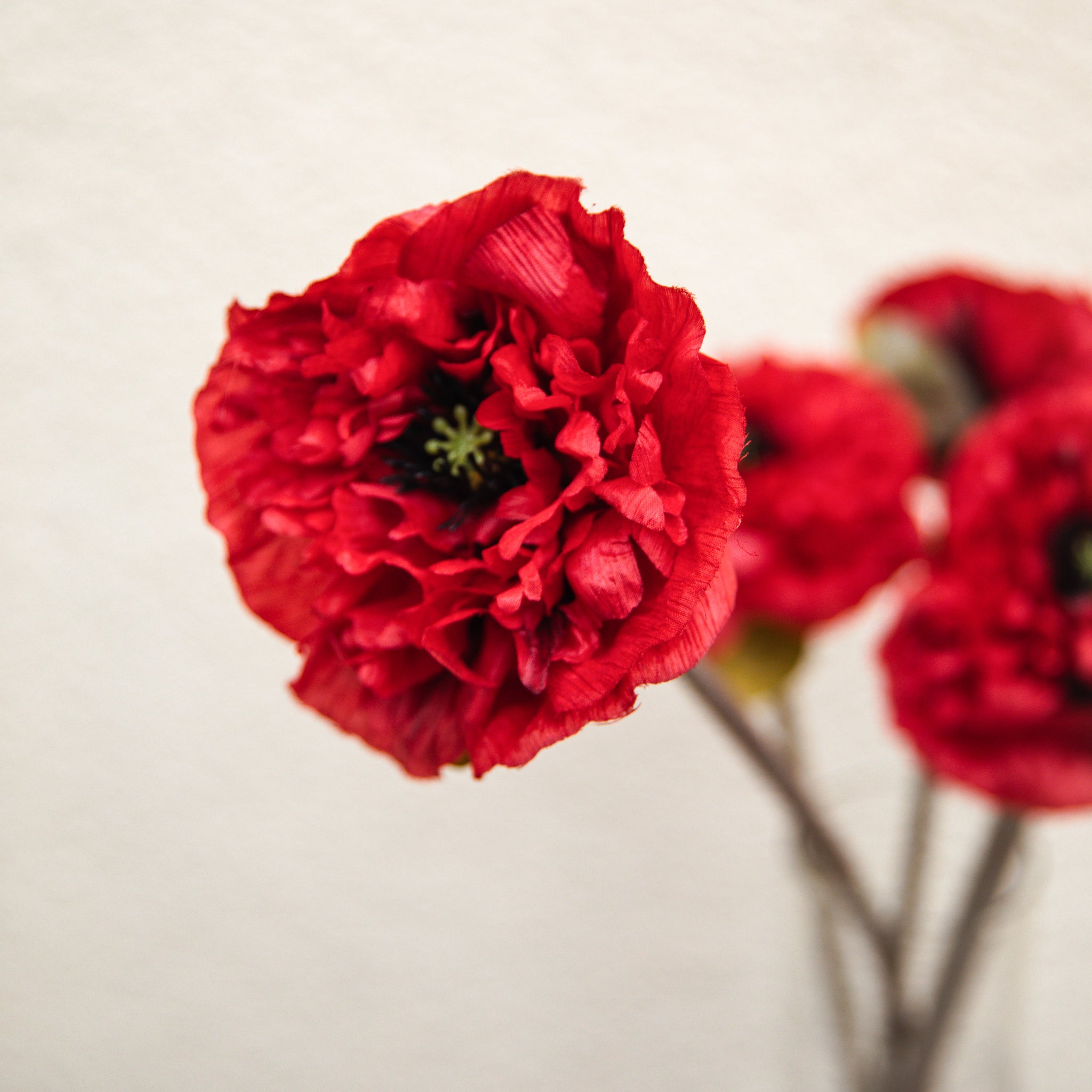Artificial Flower: Red Poppy – ISAAKA
